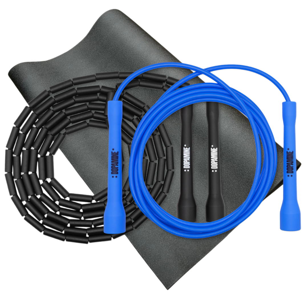 Beginner Jump Rope Bundle - Blue & Black – DOPAMINE
