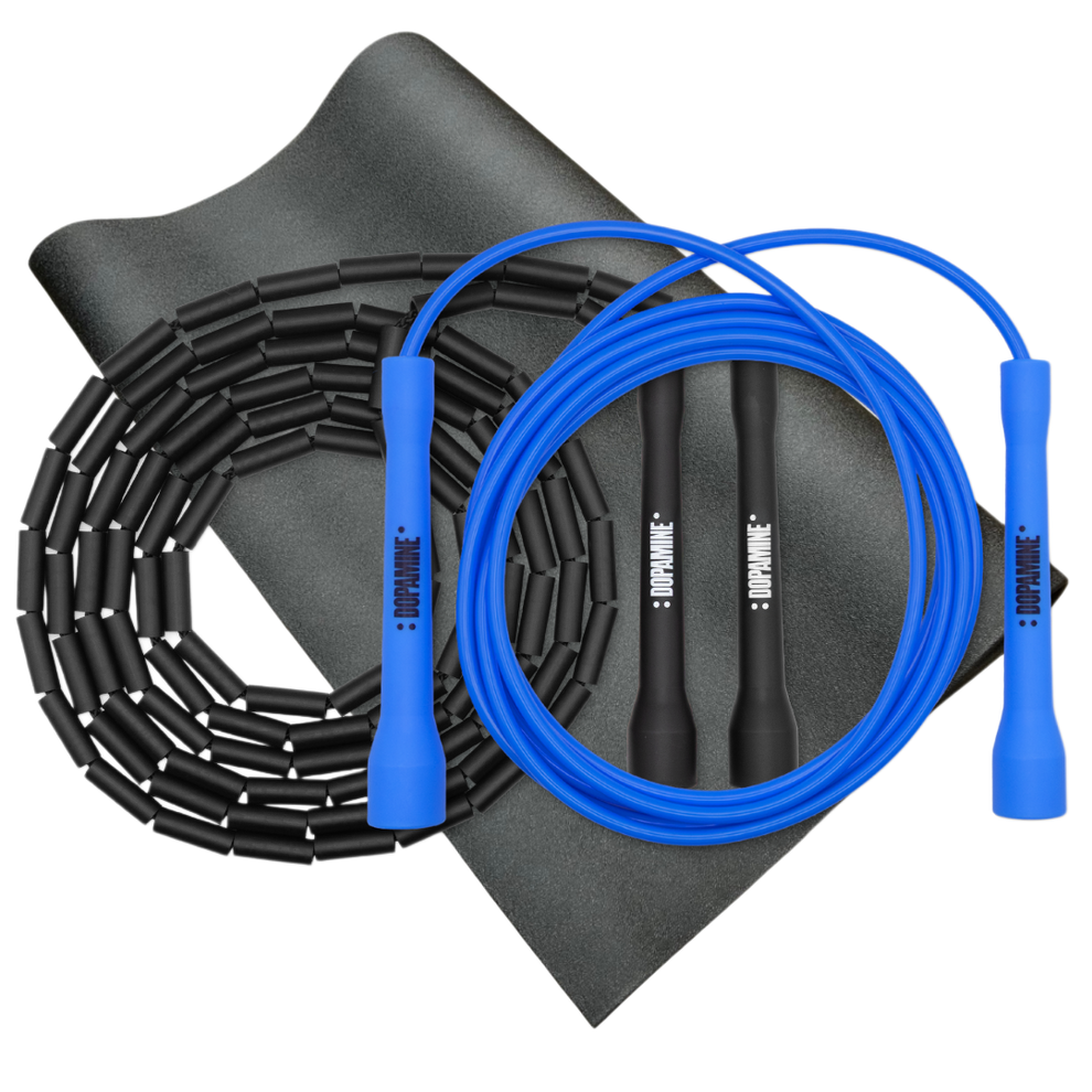Beginner Jump Rope Bundle - Blue & Black – DOPAMINE