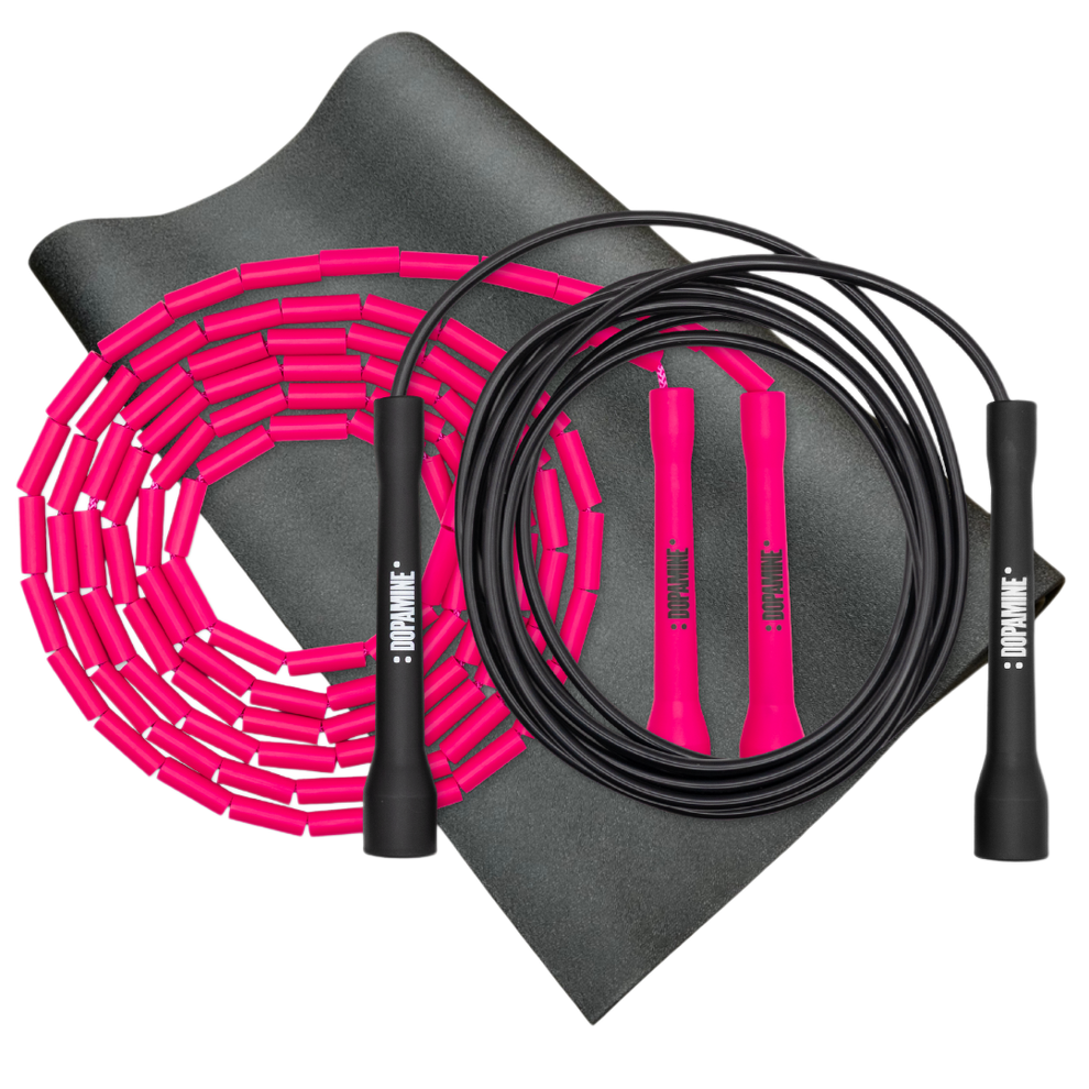 Beginner Jump Rope Bundle - Pink & Black – DOPAMINE